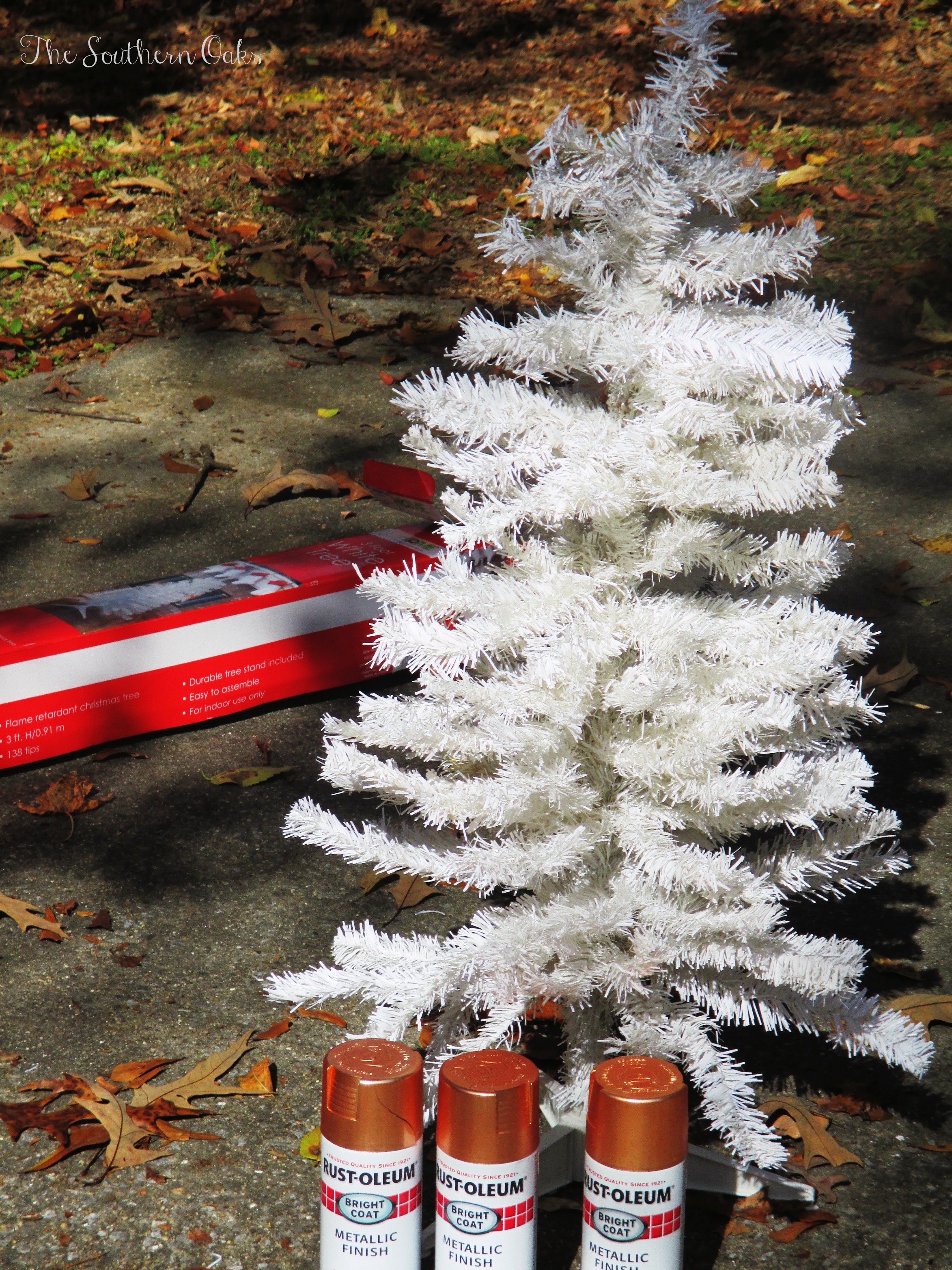 DIY Copper Christmas Tree - Sweet Southern Oaks