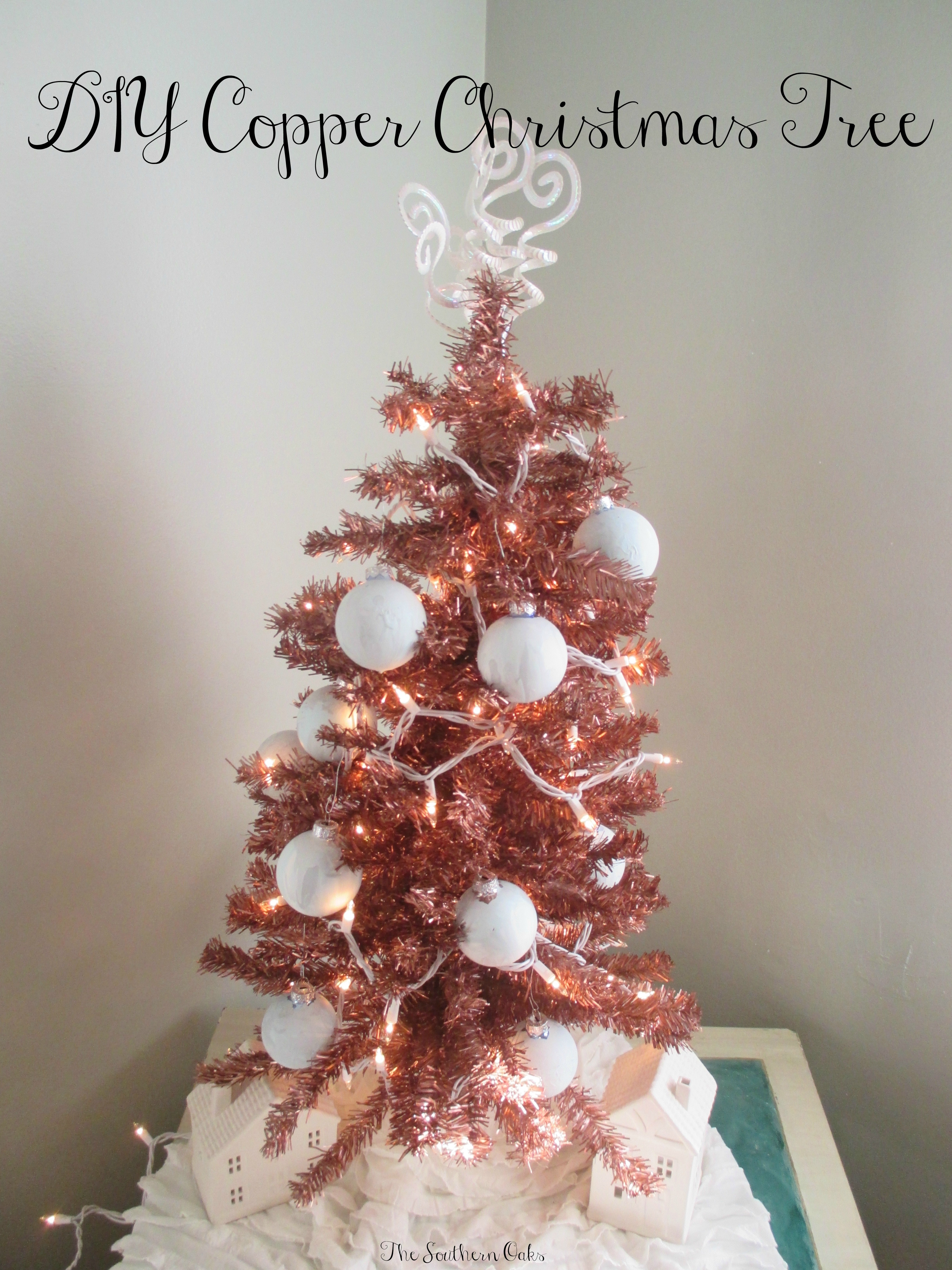 DIY Copper Christmas Tree - Sweet Southern Oaks