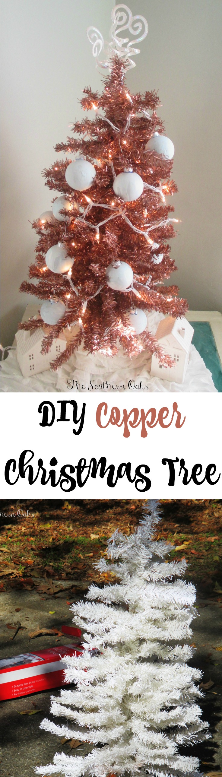 DIY Copper Christmas Tree - Sweet Southern Oaks