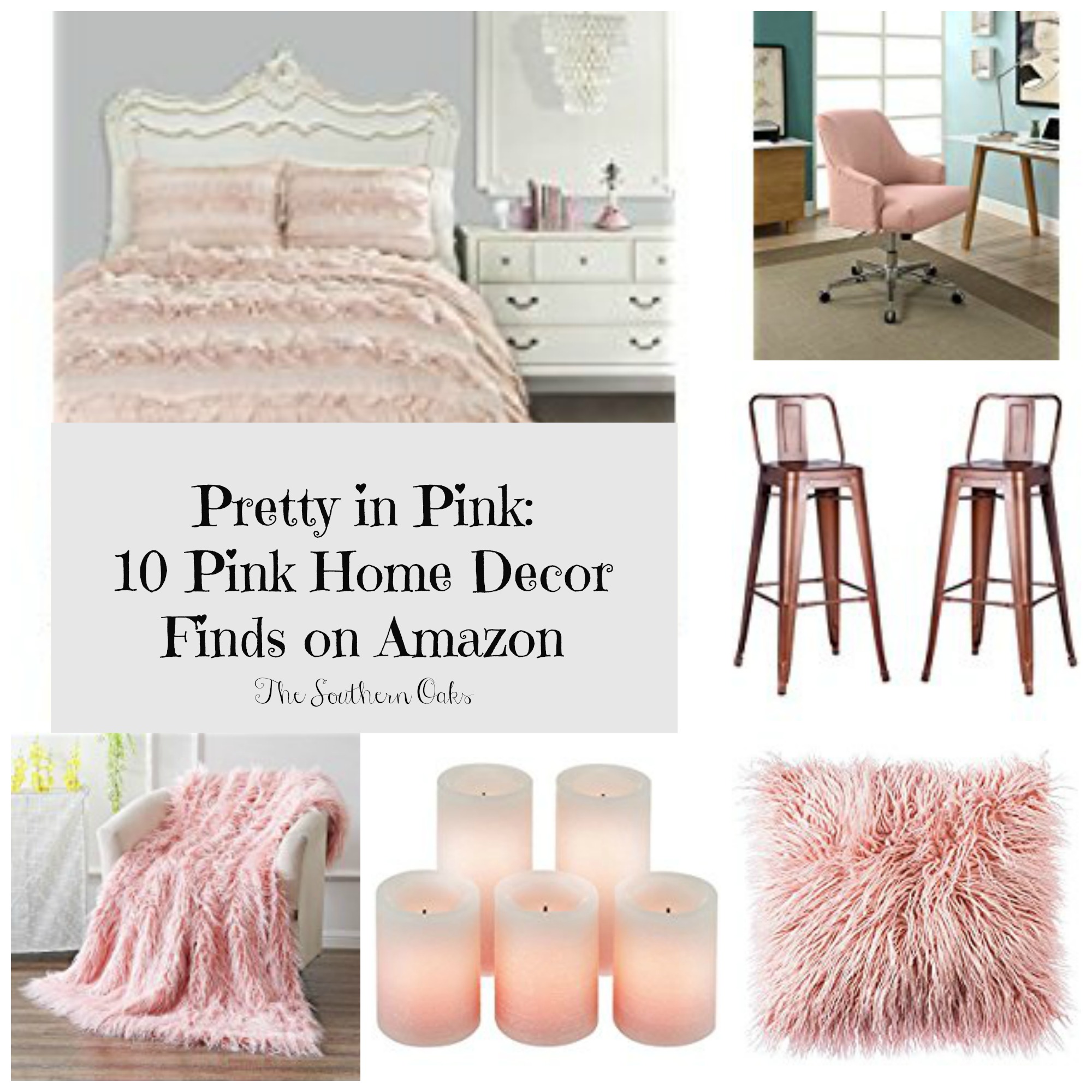 Pretty in Pink: 10 Pink Home Decor Finds on Amazon - Sweet Southern Oaks
