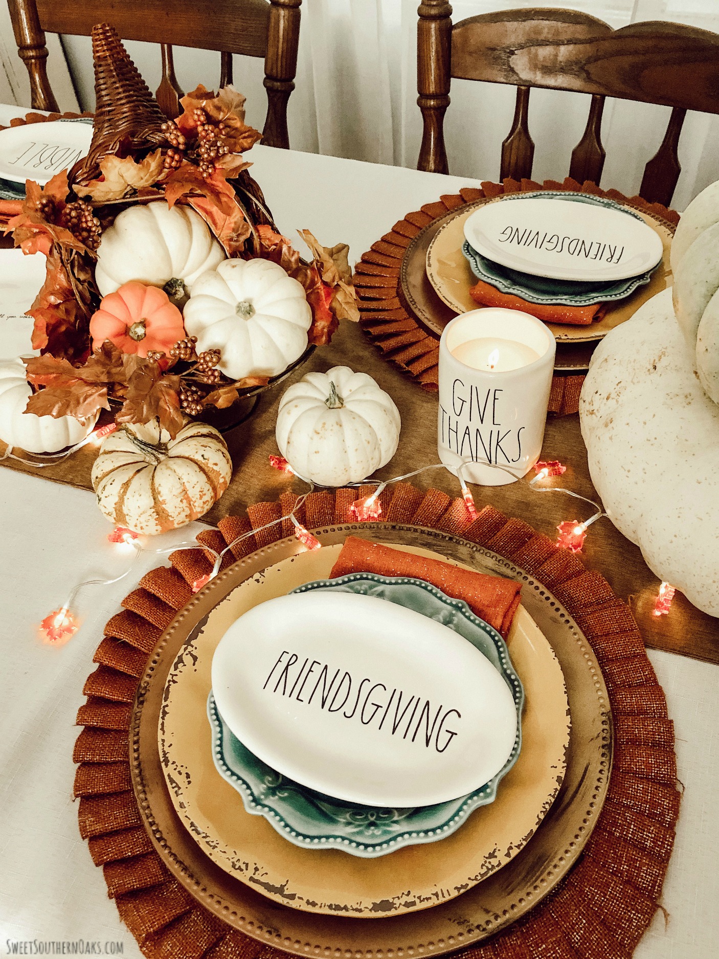 Beautiful Thanksgiving Tablescape Ideas - Sweet Southern Oaks